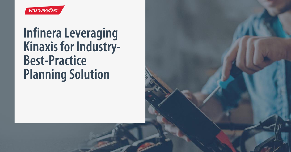 Infinera Leveraging Kinaxis for Industry-Best-Practice P