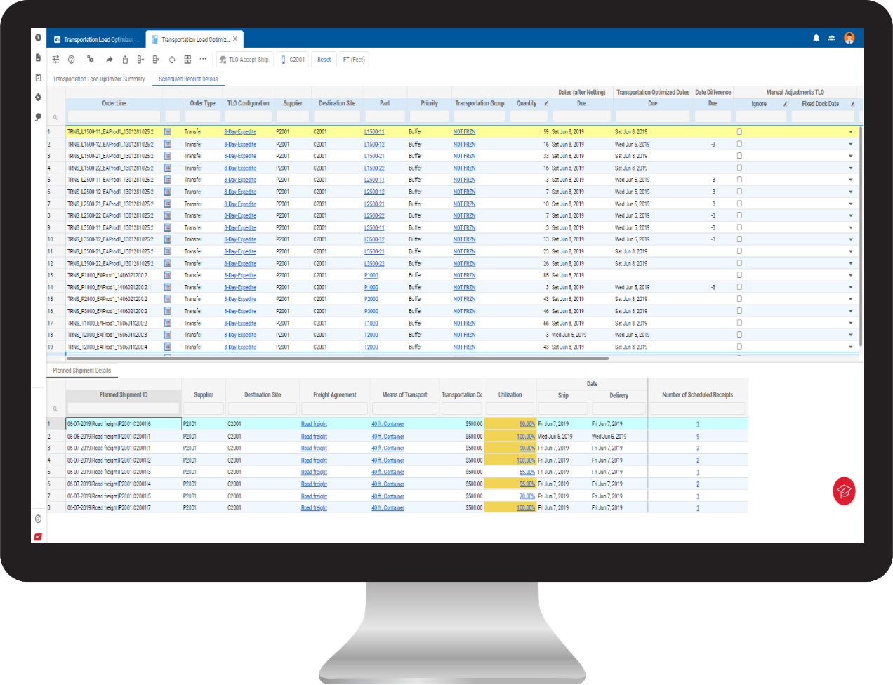 Transportation Planning: Optimize transportation load building across ...