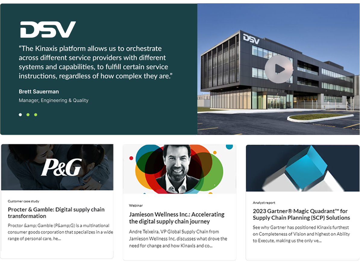 Agile Supply Chain Management Solutions | Kinaxis